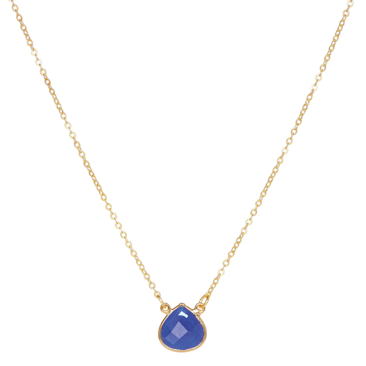 Ashiana London Denim Blue Necklace - Stunning Cosmos Jewelry – Jo & Co Home