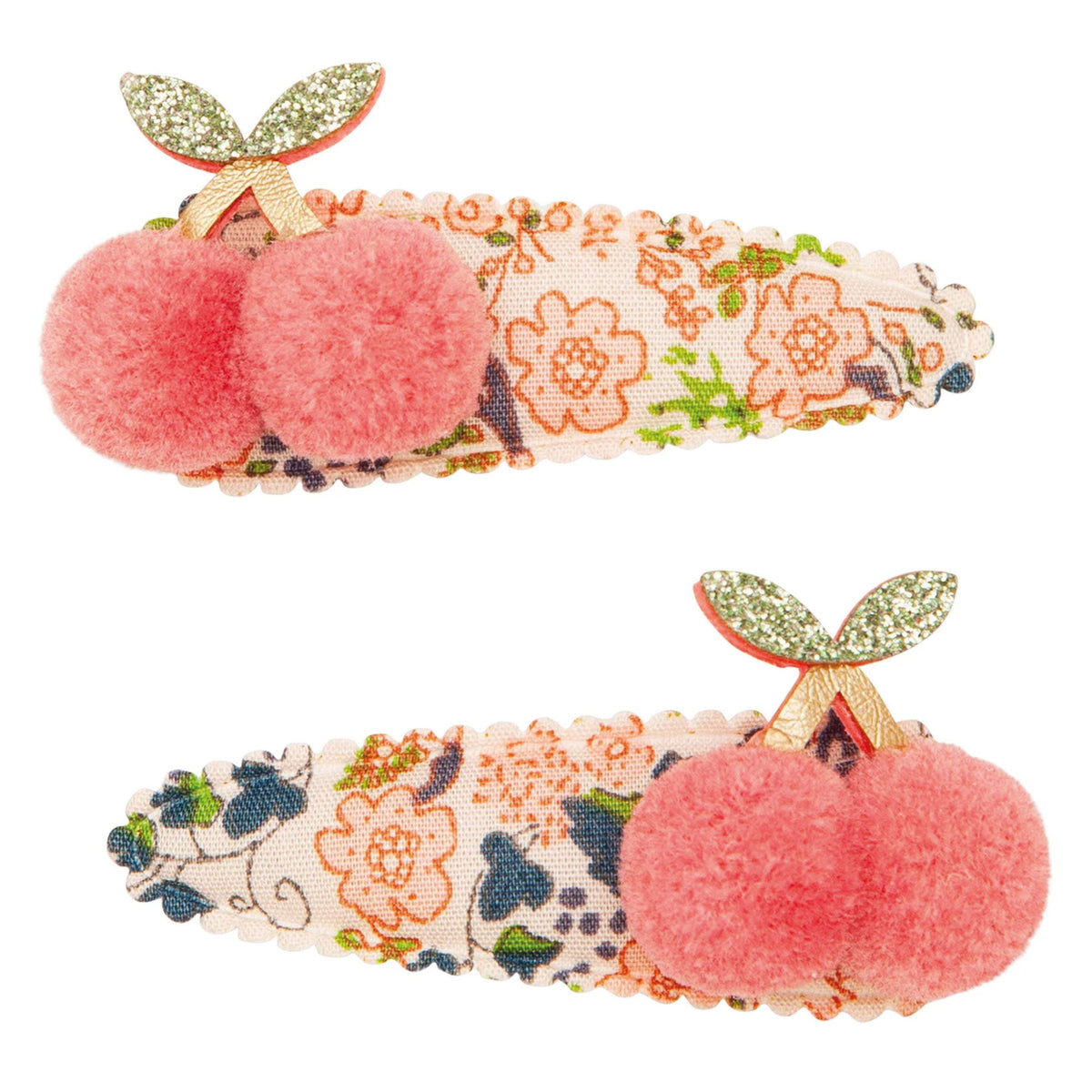 Mimi & Lula Floral Pom Pom Cherries Hair Clips – Jo & Co Home