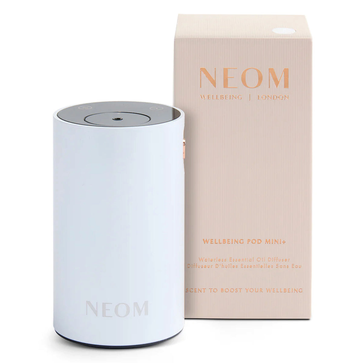 Waterless Essential Oil Diffuser NEOM White Wellbeing Pod Mini+ – Jo ...
