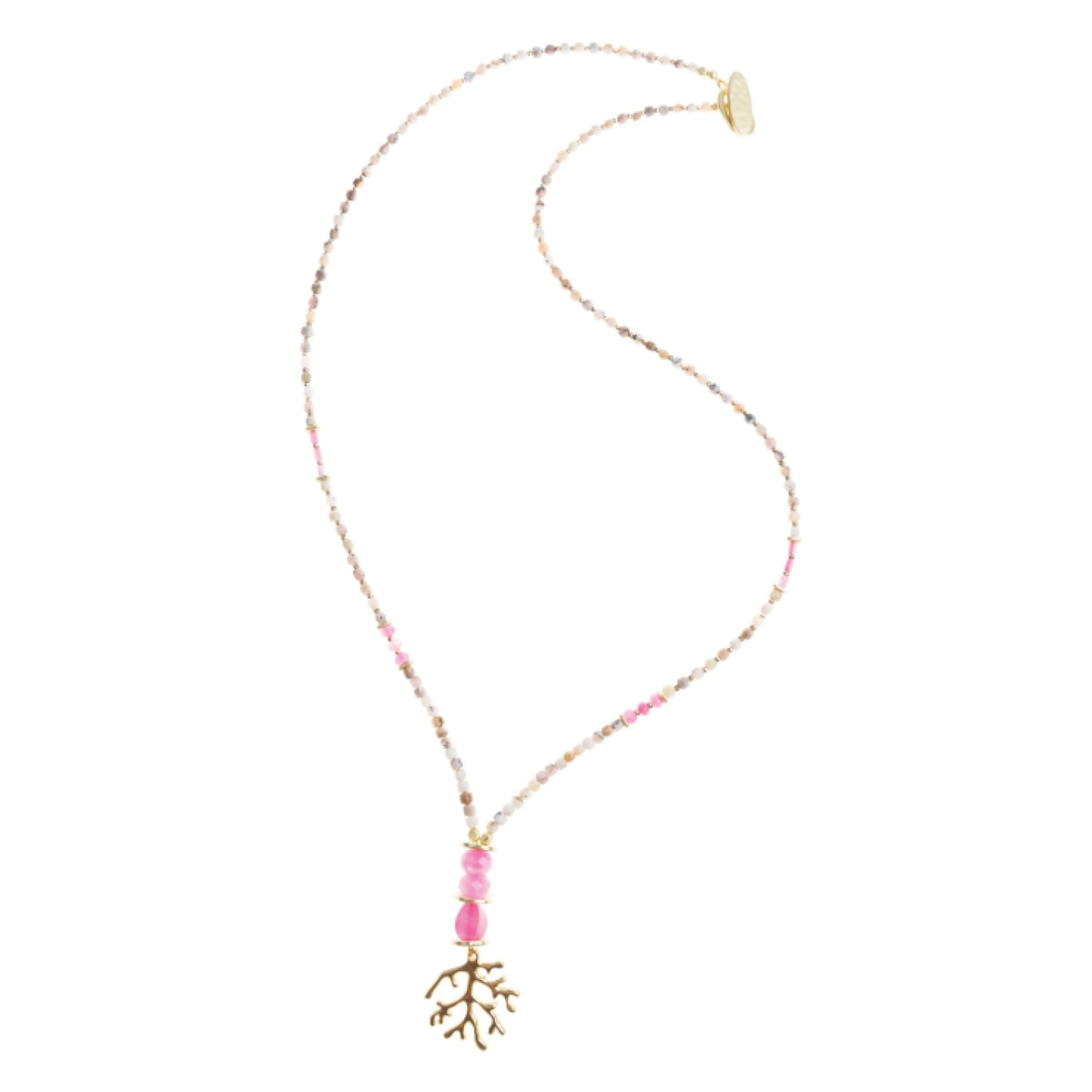 Pranella Rhode Fire Coral Necklace – Jo & Co Home